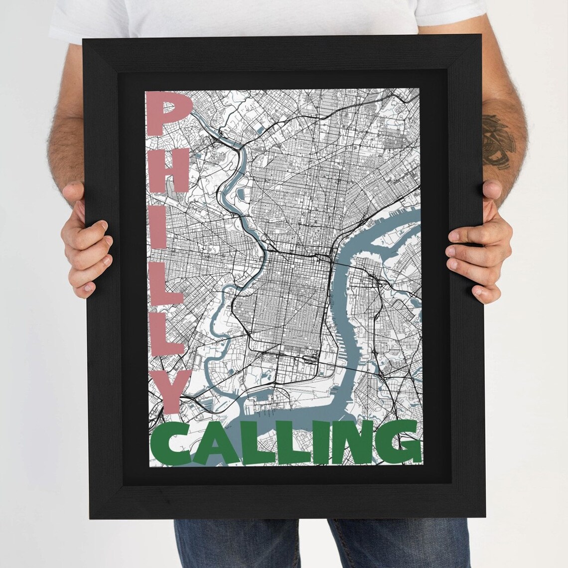 Philly Calling Map Poster Based on Iconic Album Covers - Etsy