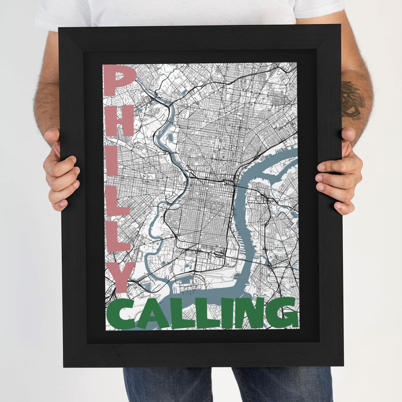 Philly Calling Map Poster Based on Iconic Album Covers - Etsy