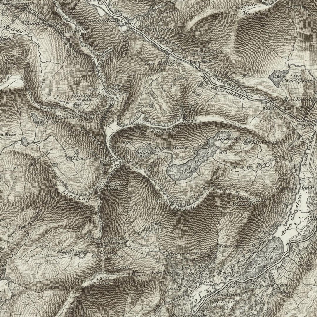 UK Vintage Topographic Maps 1885-1903, Custom Ordnance Survey Vintage ...