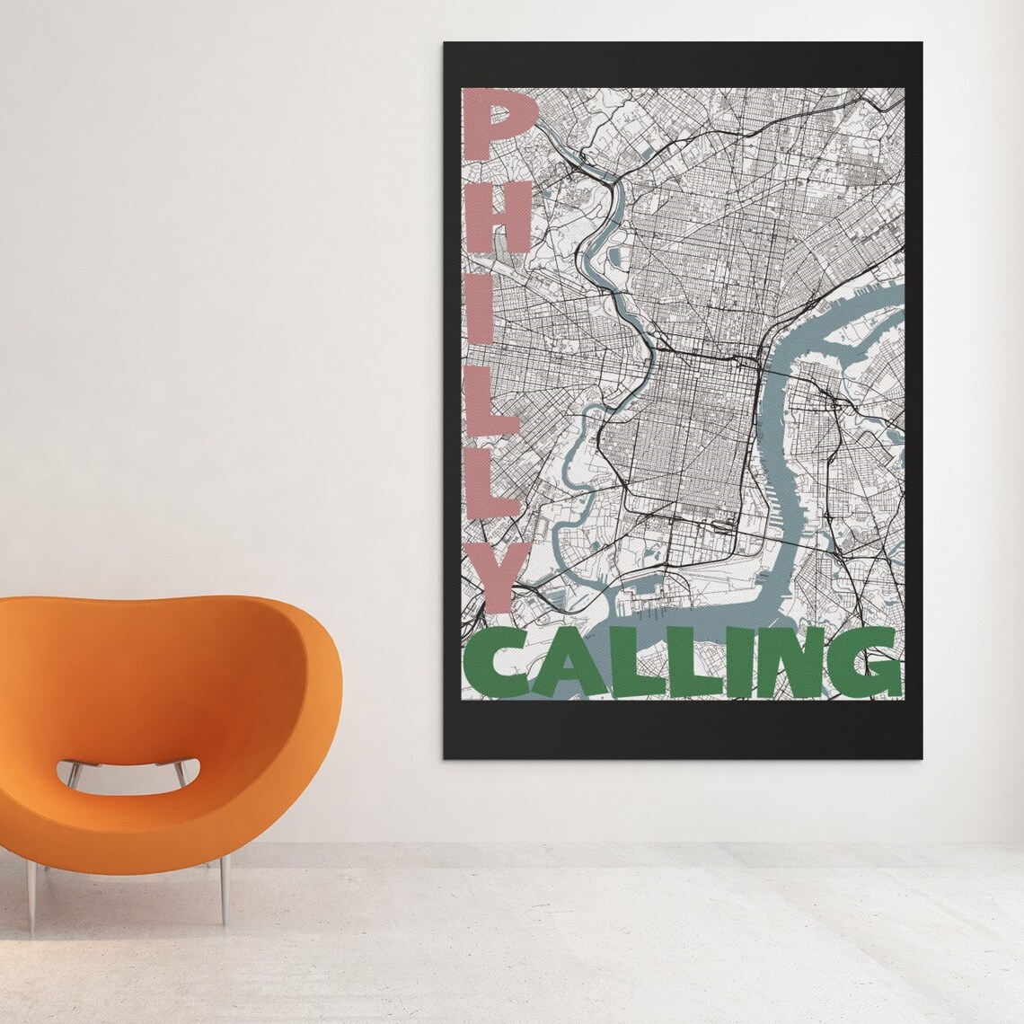 Philly Calling Map Poster Based on Iconic Album Covers - Etsy