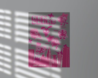 Newjeans Powerpuff Super Shy Poster - Etsy