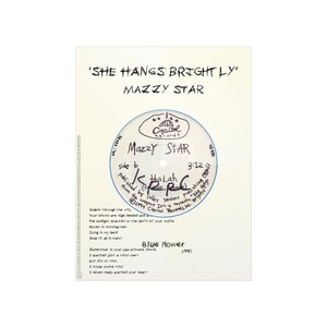 Vintage Style Mazzy Star Poster - Etsy