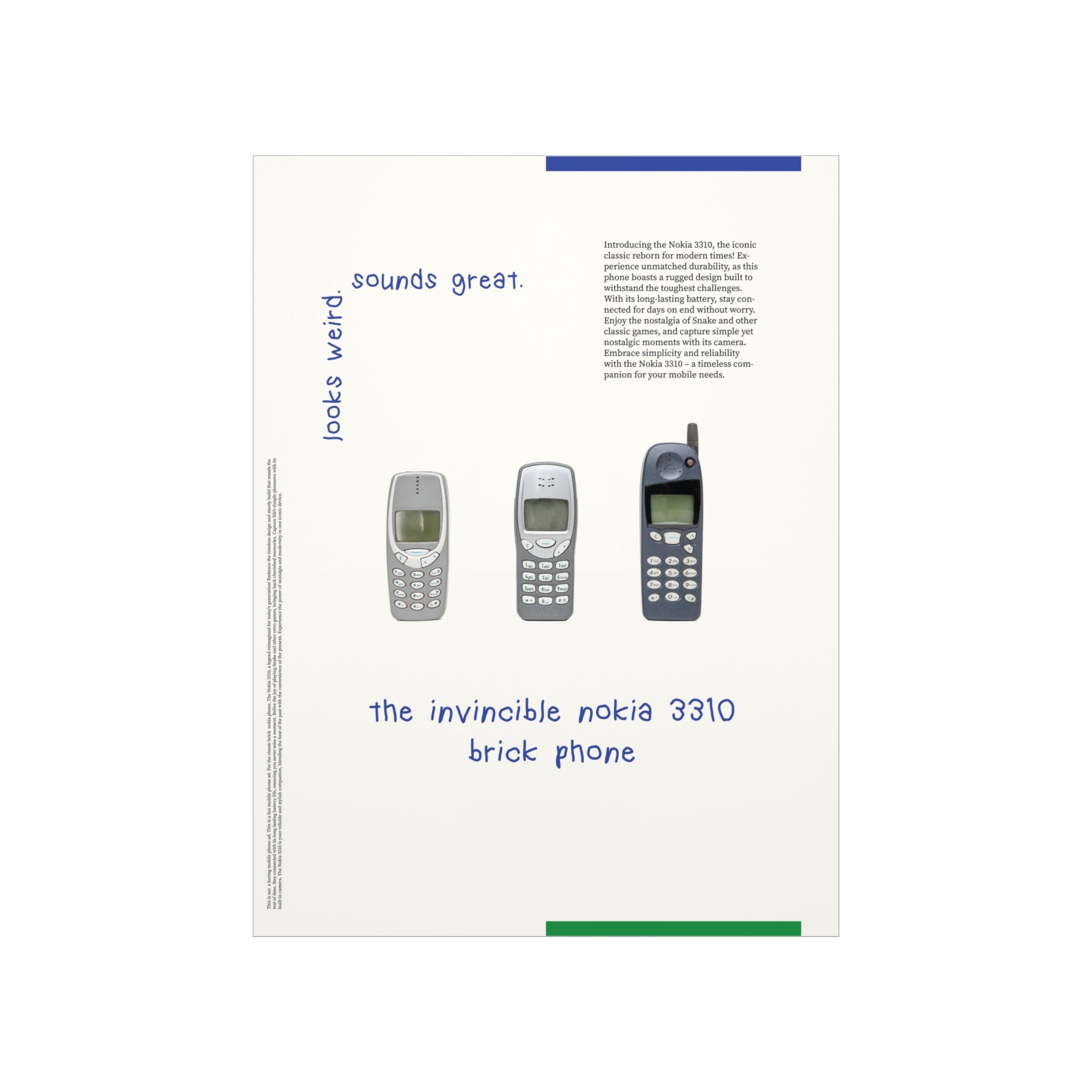 Retro Y2K Mobile Phone Poster - Etsy