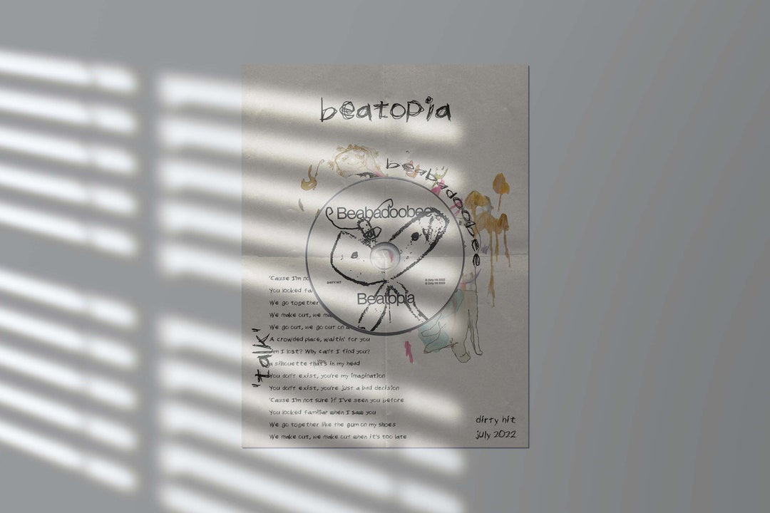 Beatopia by Beabadoobee CD Style Poster - Etsy