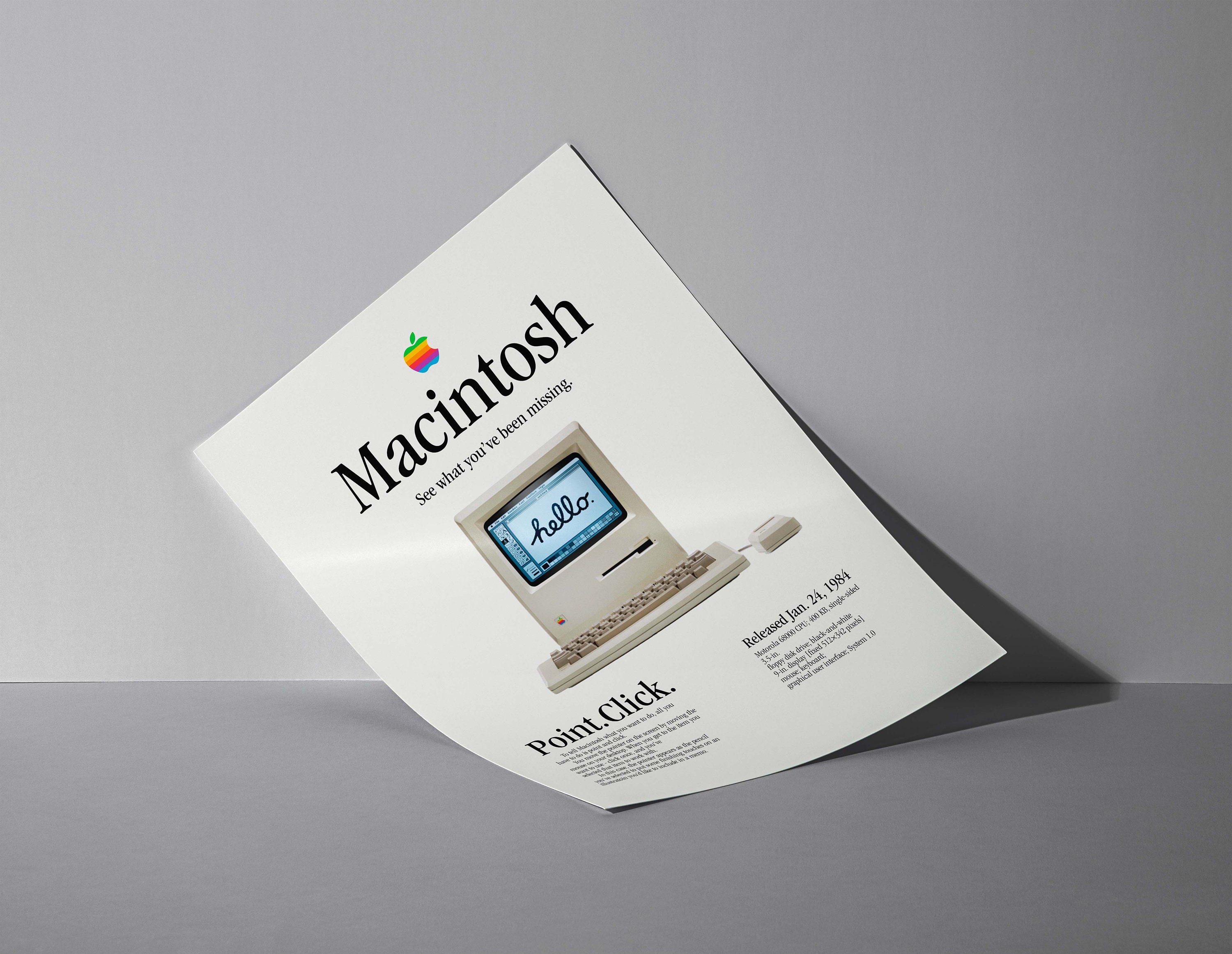 Nostalgic 90s Macintosh Poster
