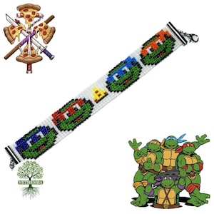 Ninja Turtles Handmade Miyuki Bracelet - Etsy