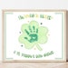Shamrock Handprint Art, St Patricks Day Handprint Craft for Baby ...