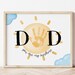 Daddy Handprint Art, Father's Day Handprint Art, Valentines Handprint ...