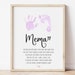 Mema Handprint Poem, Mother's Day Handprint Art, Valentines Handprint ...