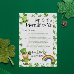 Leprechaun Letter, Editable Letter From Leprechaun, Leprechaun Trap, St ...
