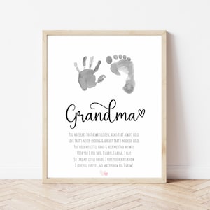 Grandma Handprint Poem, Mother's Day Handprint Art, Valentines ...