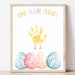 Easter Chick Handprint Art, Easter Handprint Art for Babies Toddlers ...