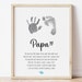 Grandpa Handprint Poem, Father's Day Handprint Art, Valentines ...