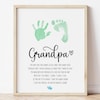 Daddy Handprint Poem, Father's Day Handprint Art, Valentines Handprint ...
