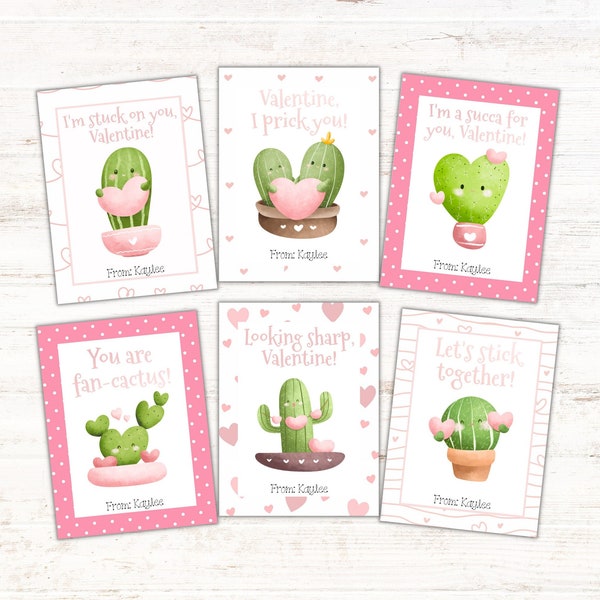 Classmate Valentines - Etsy