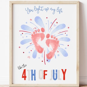 Christian 4th of July Craft for Kids 4th of July Handprint Craft Sunday ...