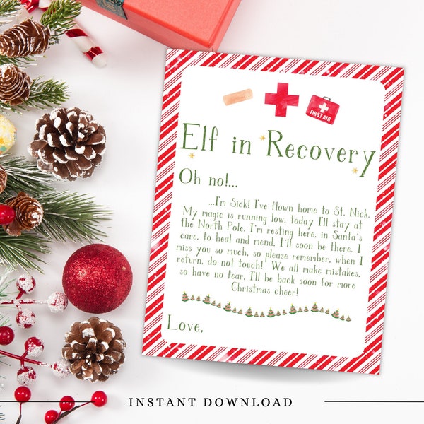 Elf Recovery Letter - Etsy