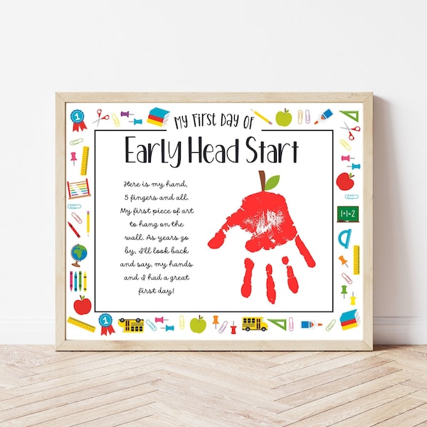 First Day of Early Start - Etsy