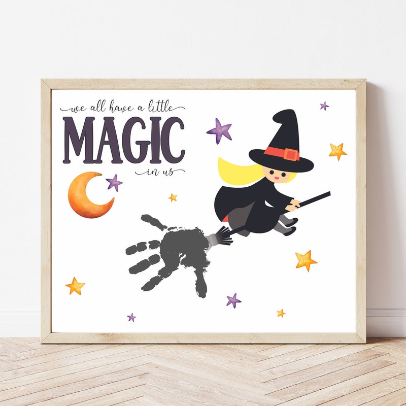 Halloween Handprint Craft - Etsy