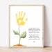 Flower Handprint Art Craft, Growing Like A Flower Poem, Mother's Day ...