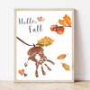 Cutest Little Pumpkin Fall Craft Handprint Footprint Art Craft for ...