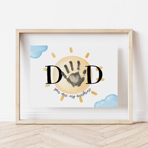 Daddy Handprint Art, Father's Day Handprint Art, Valentines Handprint ...