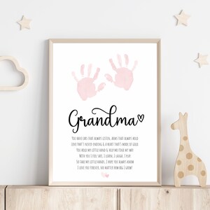 Grandma Handprint Poem, Mother's Day Handprint Art, Valentines ...