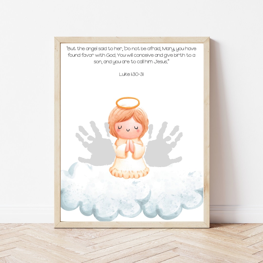 Christian Preschool Handprint Art, Christmas Handprint, Bible Verse ...