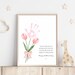 Mother's Day Handprint Art, Gift for Mom Grandma Aunt Step Mom, Flower ...