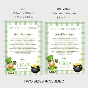 Leprechaun Letter, Editable Letter From Leprechaun, Leprechaun Trap, St ...