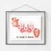 Teddy Bear Valentine, Valentine Handprint, Handprint Art, Footprint ...