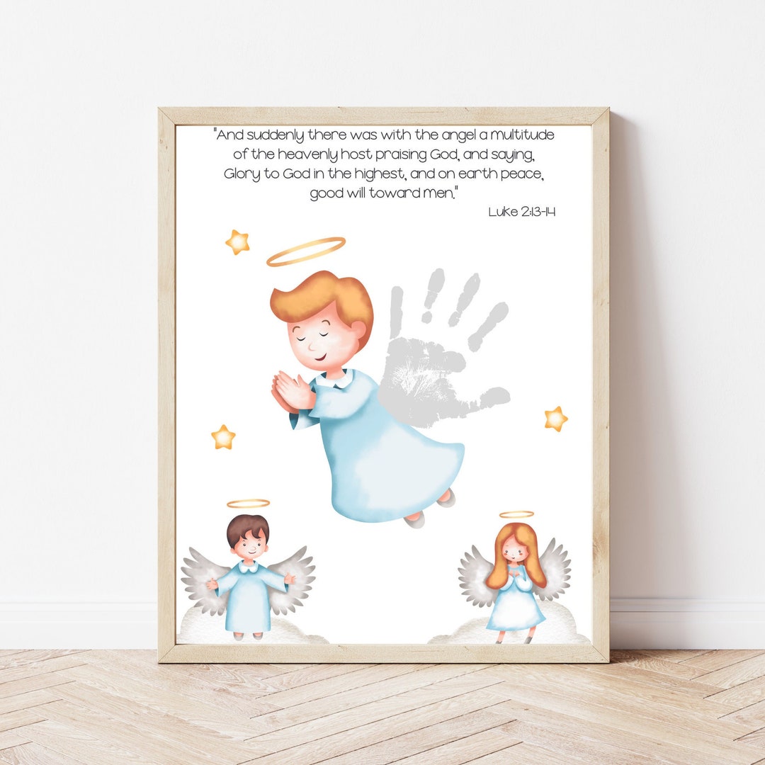 Christian Preschool Handprint Art, Christmas Handprint, Bible Verse ...