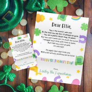 Leprechaun Letter, Mini Leprechaun Note, Editable Letter From ...
