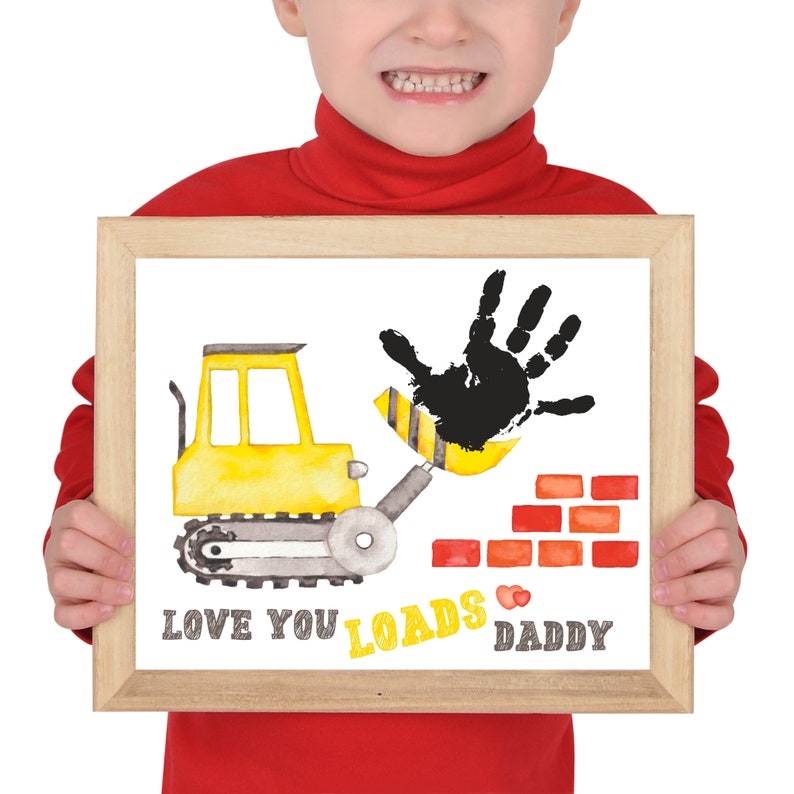 Father's Day Handprint, Daddy Handprint Craft, Father's Day Gift From ...