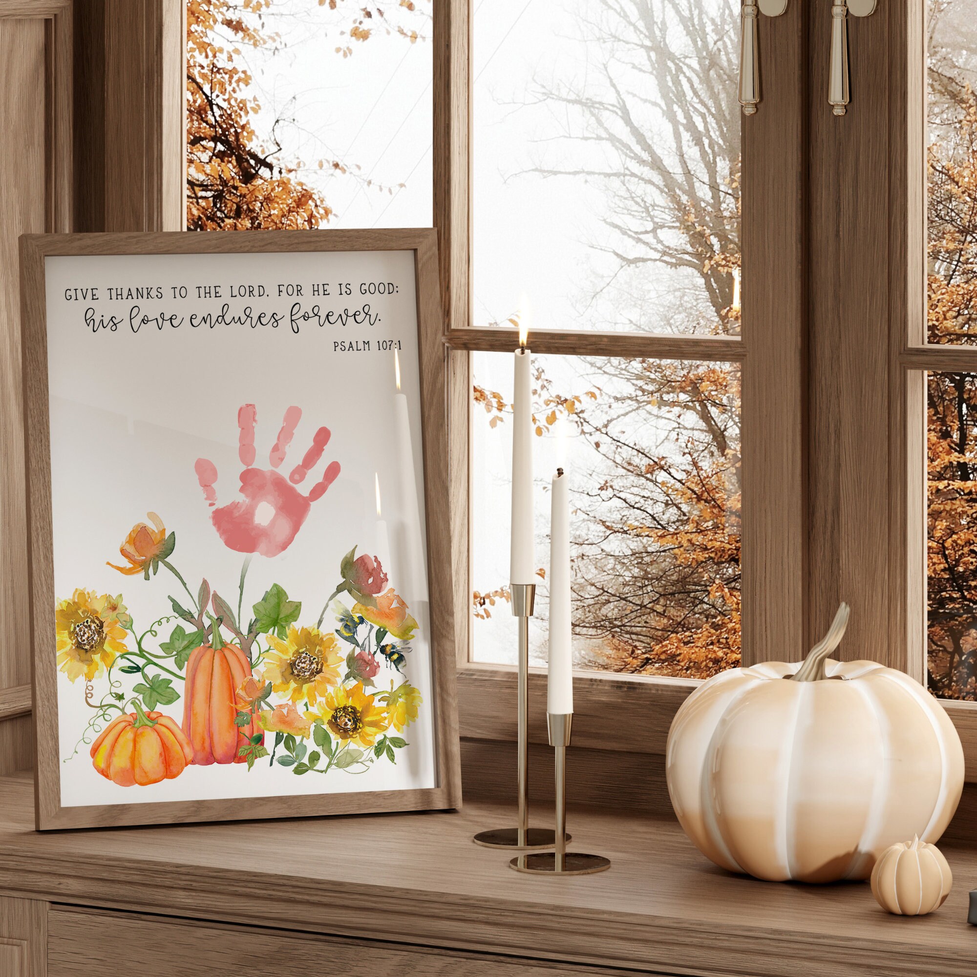 Preschool Bible Craft, Thanksgiving Handprint, Christian Homeschool ...