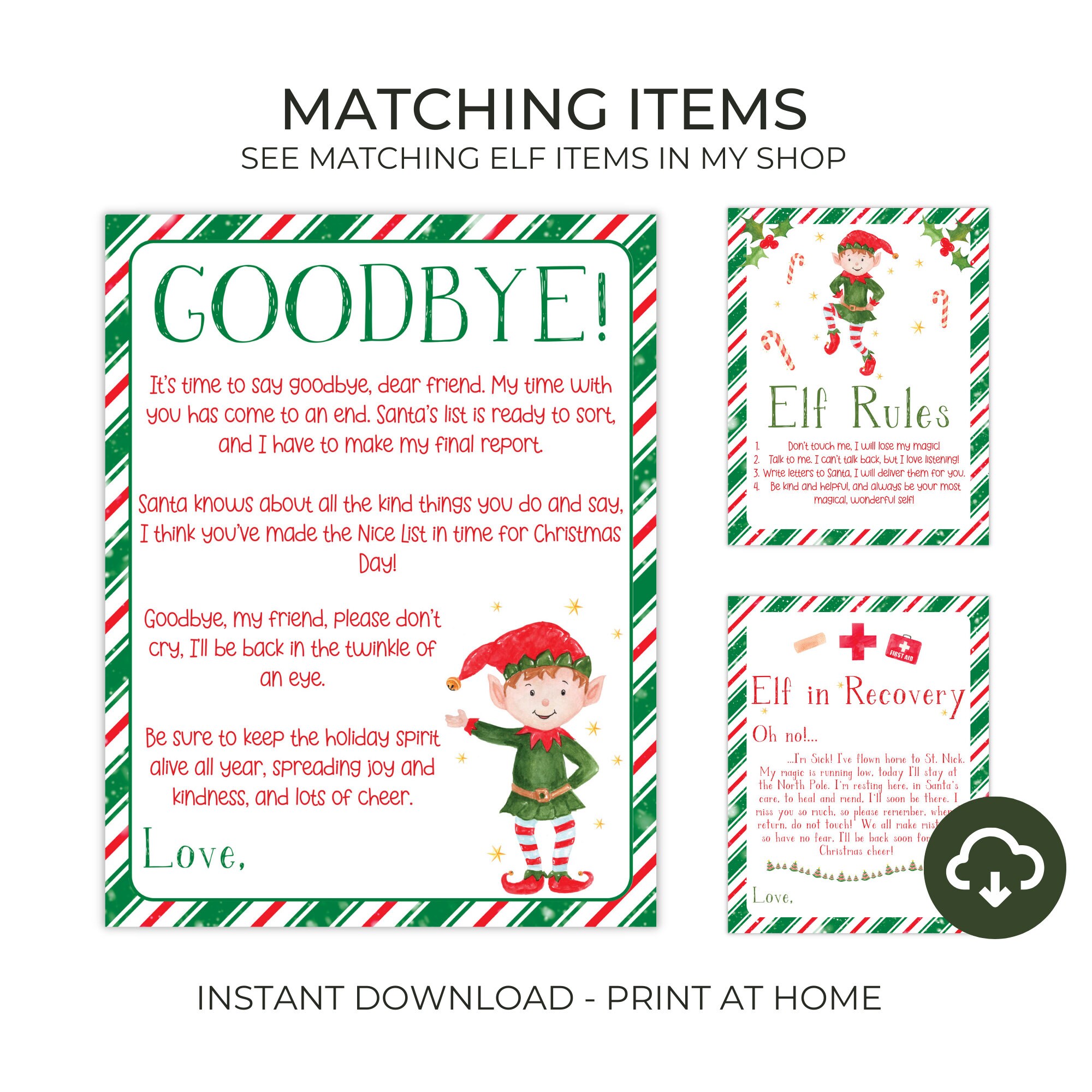 Elf Arrival Letter, First Time Elf Arrival Letter, Christmas Elf ...