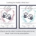 Father's Day Handprint Art Daddy's Little Girl DIY - Etsy