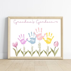 Grandma's Garden Personalized Gift for Mothers Day or Birthday, Kids ...