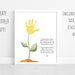 Flower Handprint Art Craft, Growing Like A Flower Poem, Mother's Day ...