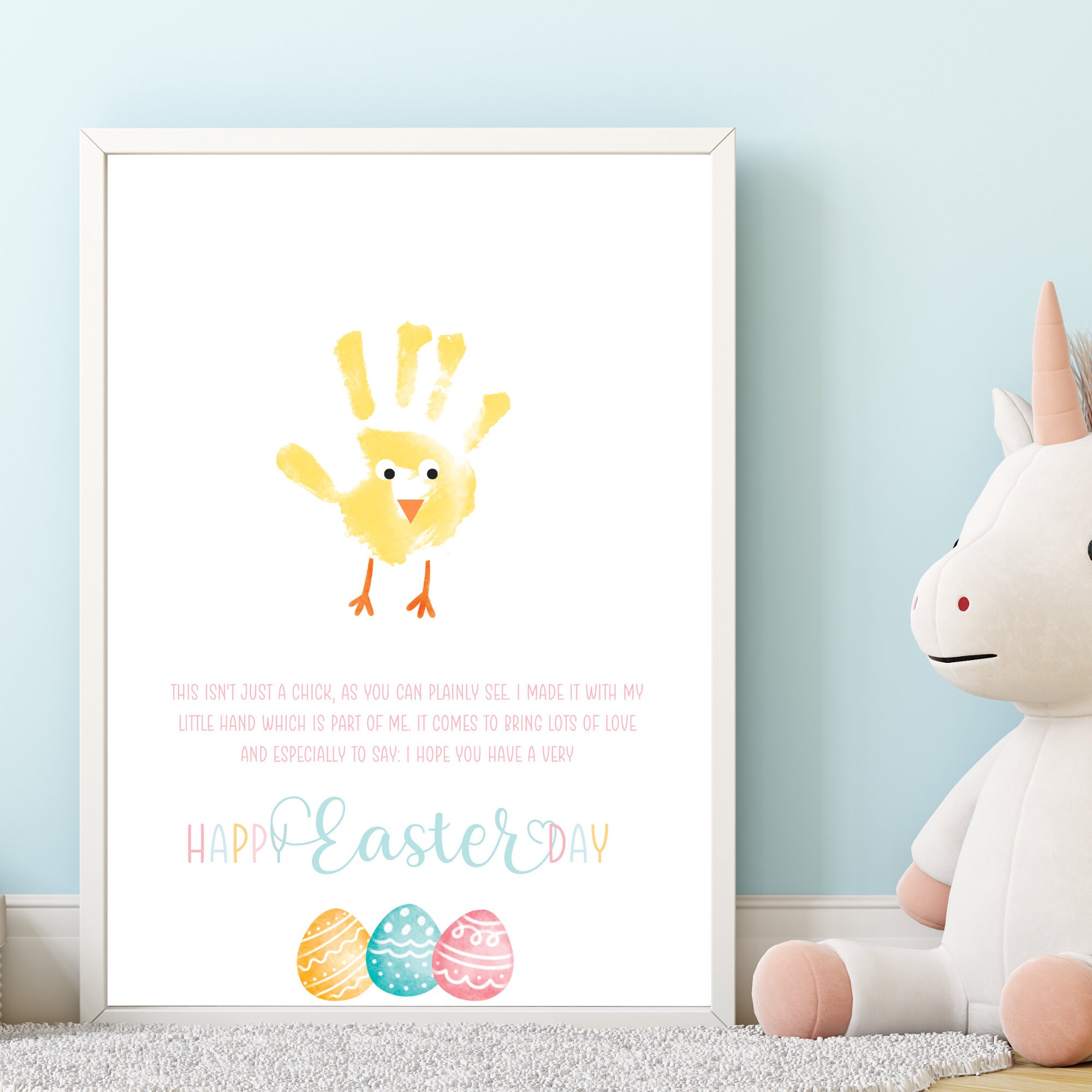Easter Handprint Art, Easter Footprint Art, Easter Handprint Craft ...