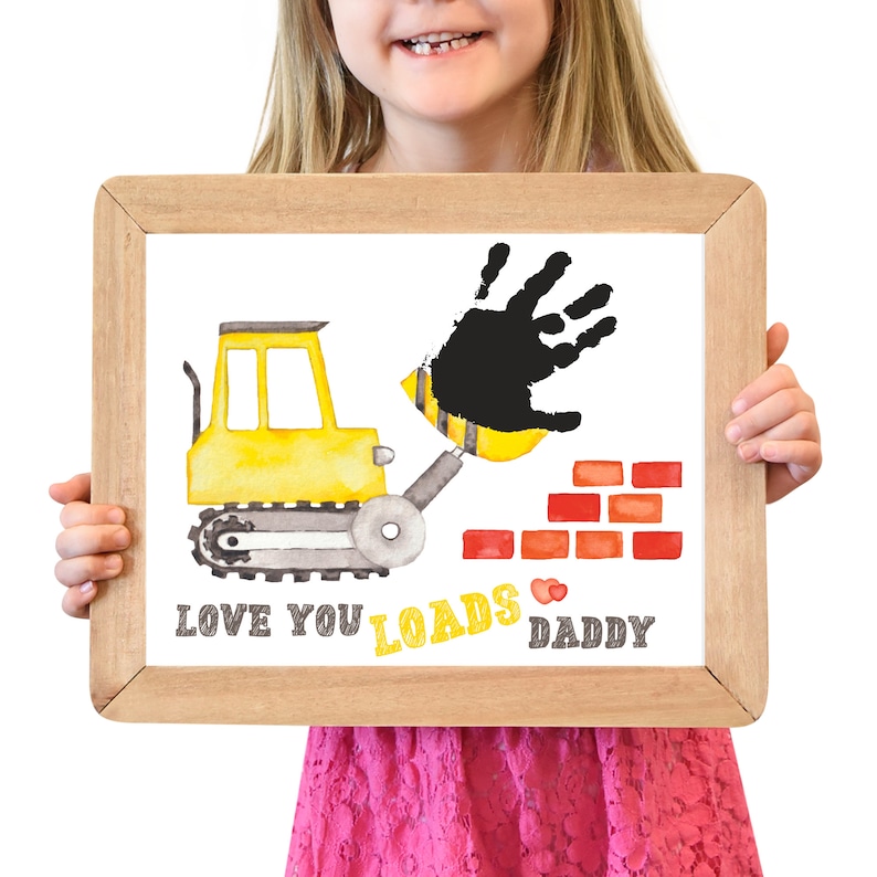 Father's Day Handprint Daddy Handprint Craft - Etsy