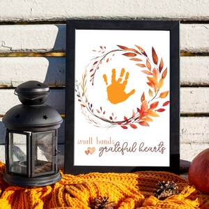 Thanksgiving Handprint, Fall Handprint Art, Thanksgiving Card From Kids ...