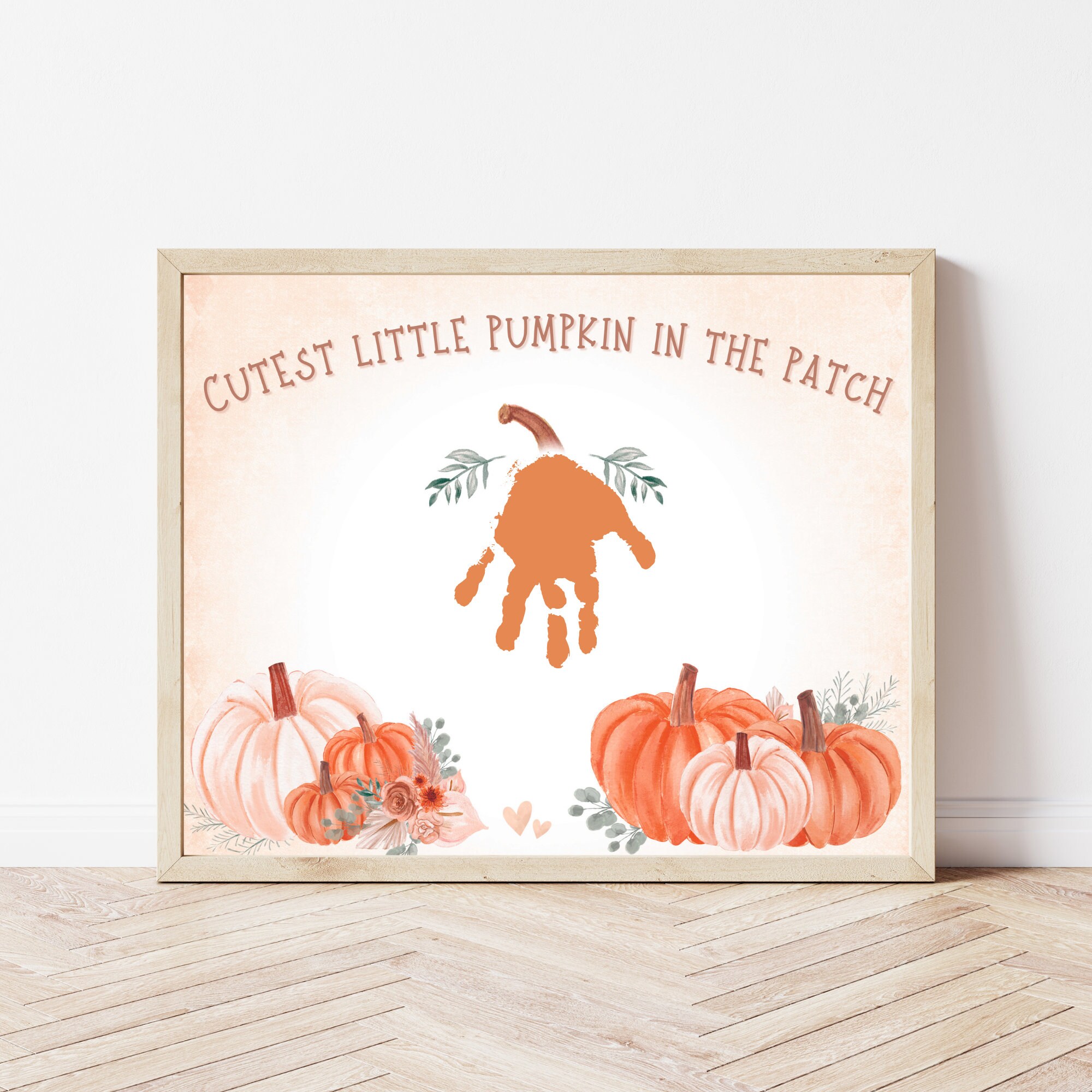 Fall Handprint Craft Halloween Handprint Art Handprint - Etsy