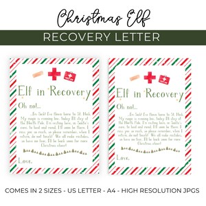 Elf Recovery Letter, Christmas Elf Rules, Elf Arrival Letter, Elf is ...