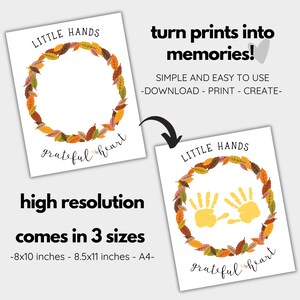 Fall Handprint Art, Thanksgiving Craft for Babies Toddlers Kids ...