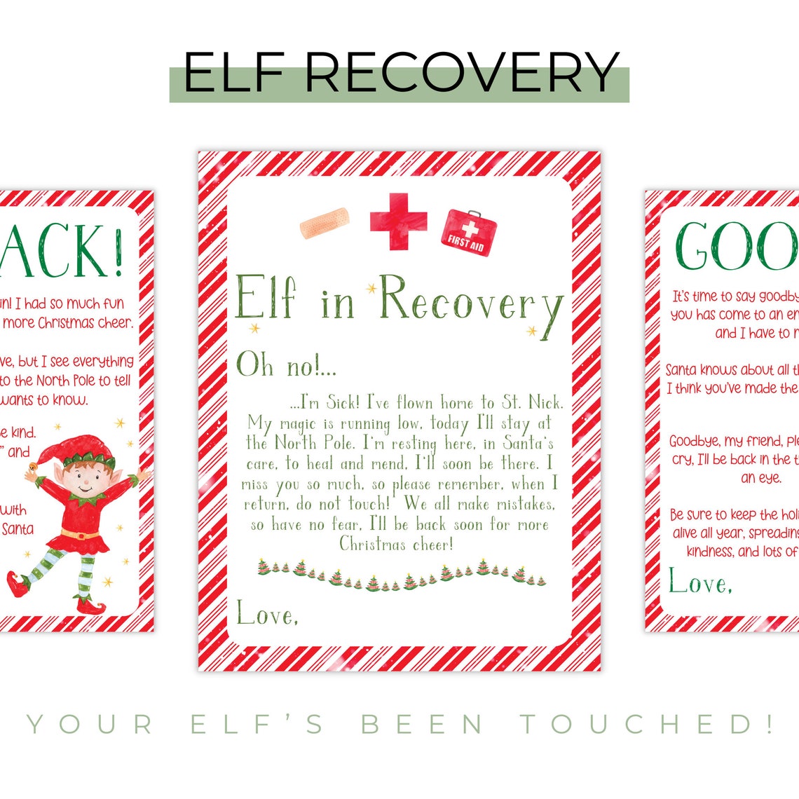 Elf Recovery Letter, Christmas Elf Rules, Elf Arrival Letter, Elf is ...
