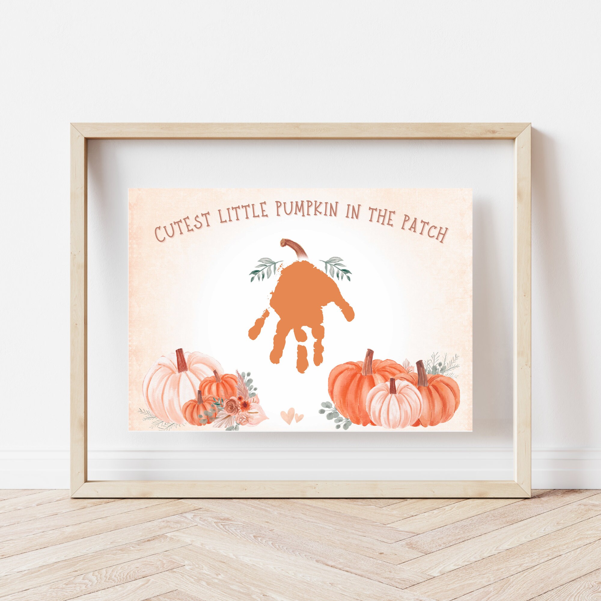 Fall Handprint Craft Halloween Handprint Art Handprint - Etsy