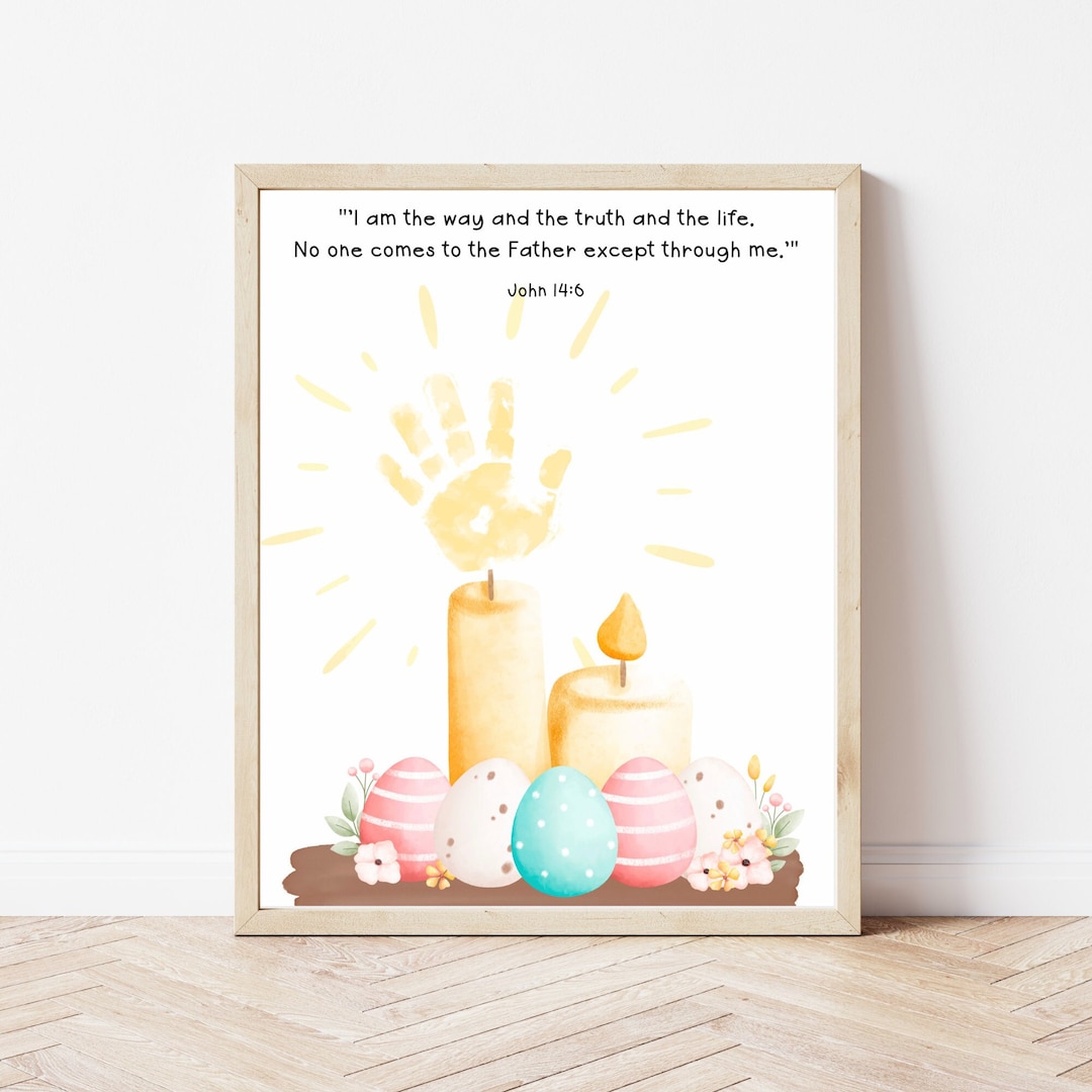 Religious Easter Handprint Art, Easter Handprint, Spring Handprint ...