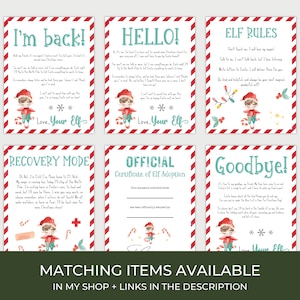 Christmas Elf Rules, Elf Arrival Letter, Kids Christmas Fun, Instant ...