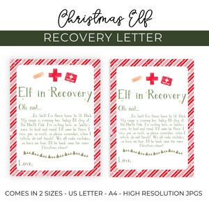 Elf Recovery Letter, Christmas Elf Rules, Elf Arrival Letter, Elf is ...
